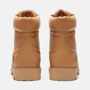 Timberland 6-inch Woven Leather Lace-up Boots