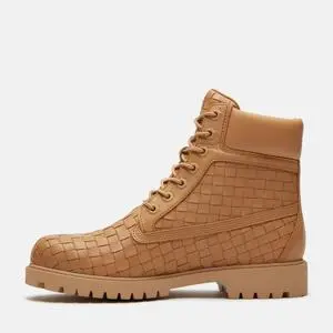 Timberland 6-inch Woven Leather Lace-up Boots