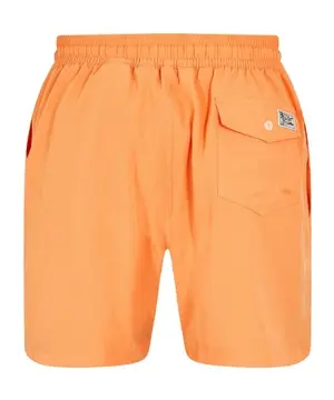 Polo Ralph Lauren Traveller Swim Shorts With Drawstring Waist - Orange