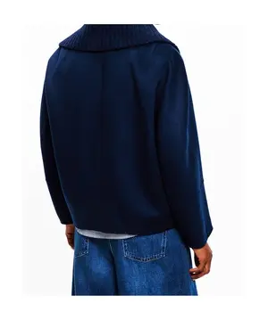 JOSEPH Zippered Long-sleeved Knit Cardigan
