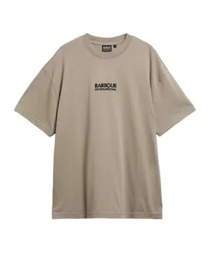 Barbour Logo Short-sleeved T-shirt - Nude