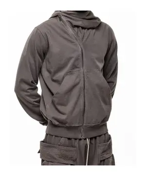 Rick Owens Zippered Hoodie - Black