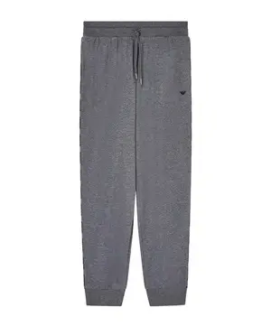 Emporio Armani Closed Hem Fleece Joggers - Gray