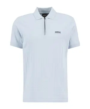 Barbour Zippered Short-sleeved Polo Shirt - White