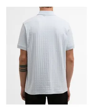 Barbour Zippered Short-sleeved Polo Shirt - White