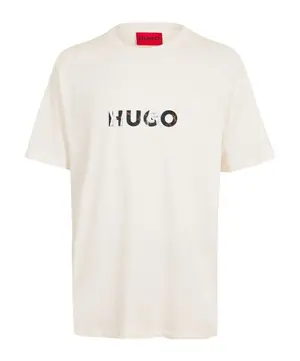 Hugo Boss Logo Short-sleeved T-shirt - White