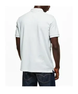 Stone Island Cotton Compass Logo Polo Shirt
