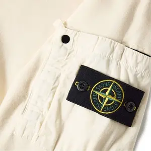 Stone Island Logo Zip-up Sweatshirt