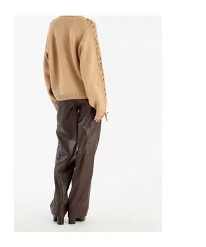 ROTATE BY BIRGER CHRISTENSEN Logo-detail Knit Top