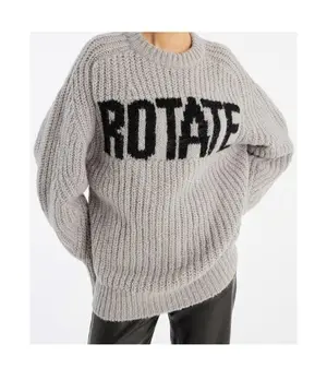 ROTATE BY BIRGER CHRISTENSEN Logo Long-sleeve Sweater