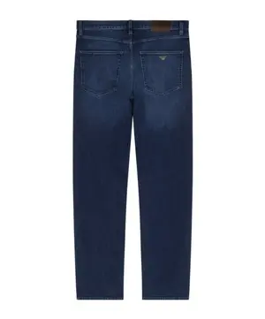 Emporio Armani J76 Straight Fit Jeans - Blue