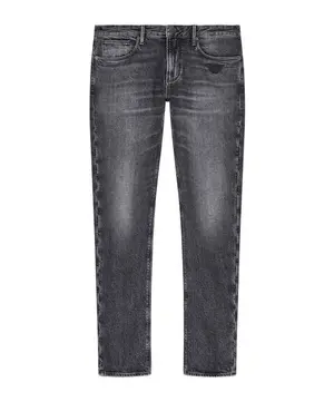 Emporio Armani J06 Slim-fit Trousers - Black