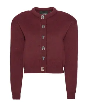 ROTATE BY BIRGER CHRISTENSEN Long Sleeve Knit Cardigan