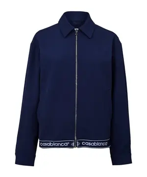 Casablanca Long Sleeve Zipper Jacket - Black