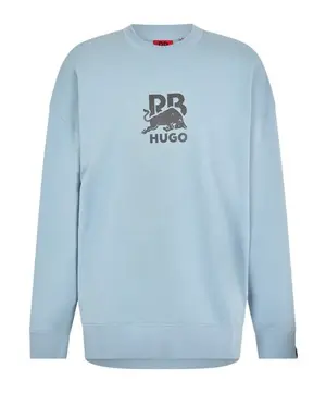 Hugo Boss Dahrain Rb Crew Sweatshirt - Blue