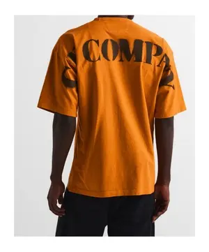 C.P. COMPANY Logo Crew Neck T-shirt
