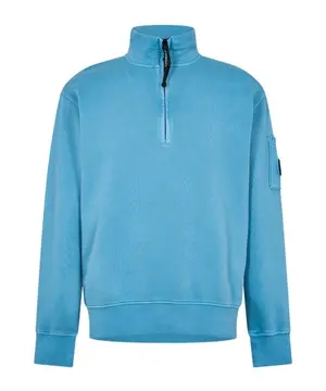 C.P. COMPANY 1/4 Zip Fleece - Blue