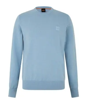 Hugo Boss Kanovano Crew-neck Jumper - Blue
