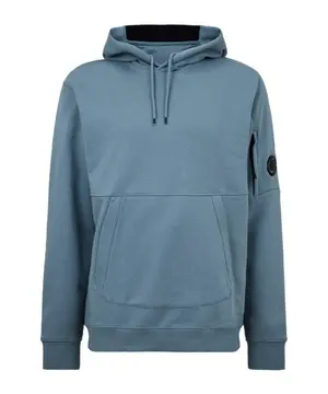 C.P. COMPANY Micro Lens Over-the-head Hoodie - Blue