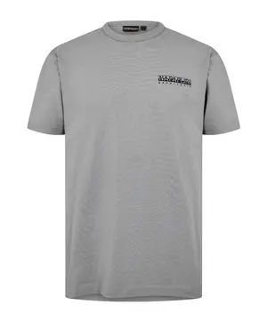 NAPAPIJRI Logo Crew Neck T-shirt - Gray