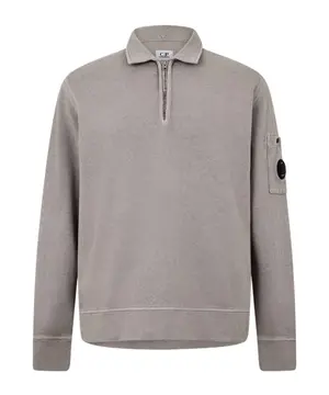 C.P. COMPANY 1/4 Zip Fleece Sn61 - Gray