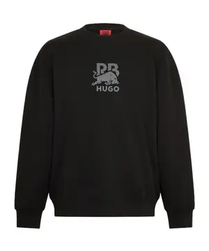 Hugo Boss Dahrain Rb Crew Sweatshirt - Black