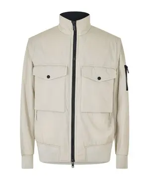 Hugo Boss Minimalist Bomber Jacket - Nude