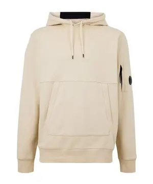 C.P. COMPANY Micro Lens Over-the-head Hoodie - Nude