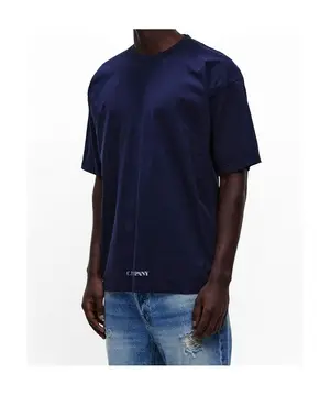 C.P. COMPANY Logo Crew Neck T-shirt