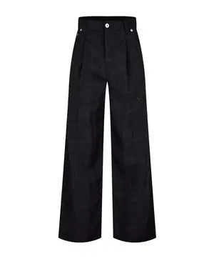 Off-White Minimalist Tailored Trousers - Black