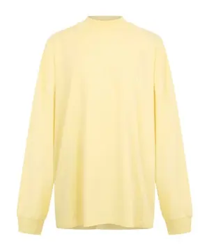 Fear Of God Logo Long Sleeve T-shirt - Nude