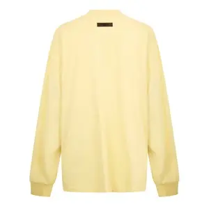 Fear Of God Logo Long Sleeve T-shirt - Nude