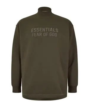 Fear Of God Mock-neck Long-sleeve Sweatshirt - No