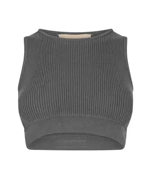 Fear Of God Logo Detail Ribbed Cropped Vest