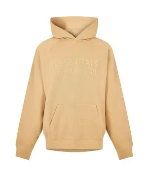 Fear Of God Logo Hoodie - Nude