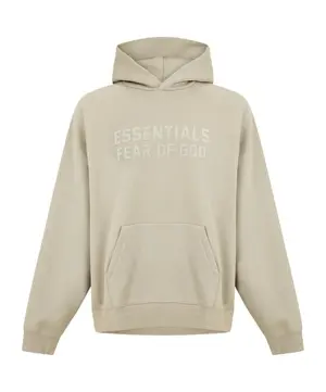 Fear Of God Logo Hoodie - Nude