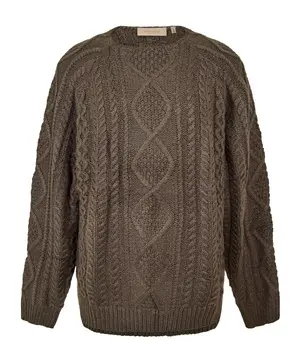 Fear Of God Cable Knit Sweater - Brown