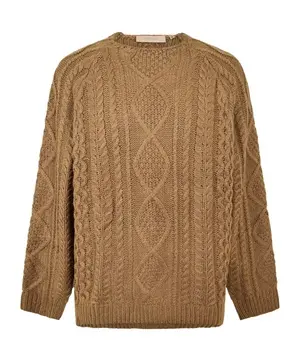 Fear Of God Cable Knit Sweater - Brown