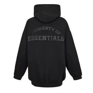 Fear Of God Zippered Hoodie - Black
