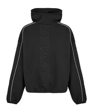 Fear Of God Logo Hoodie - Black