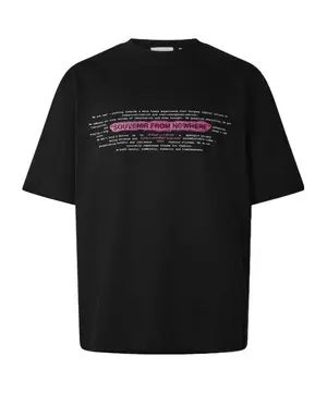 Off-White Casual Crew Neck T-shirt - Black