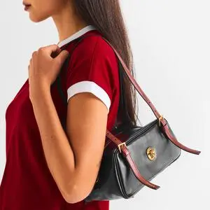Versace Small Shoulder Bag - Black