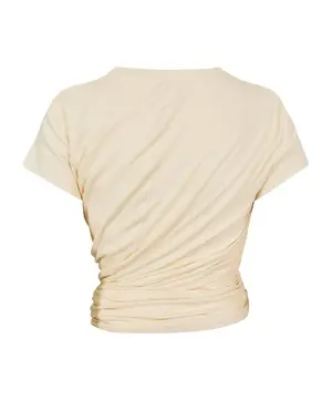 Magda Butrym Wrap Top With Knot Detail