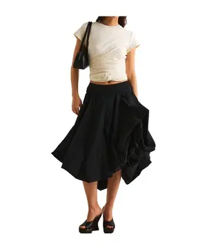 Magda Butrym Wrap Top With Knot Detail