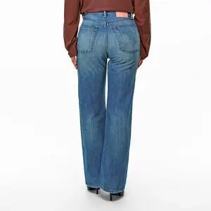 Acne Studios Wide Leg Jeans - Blue