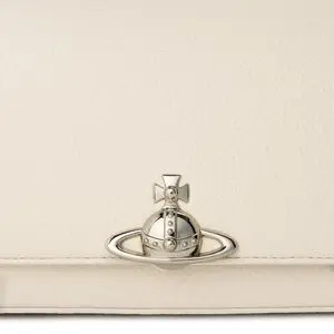 VIVIENNE WESTWOOD Hazel Medium Shoulder Bag - White