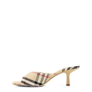 Burberry Heeled Mule Slippers