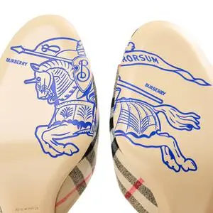 Burberry Heeled Mule Slippers