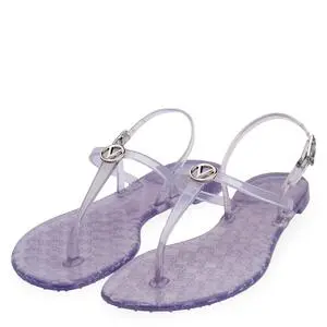 Valentino Garavani Flat Thong Sandals With Logo Detail