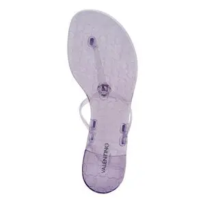 Valentino Garavani Flat Thong Sandals With Logo Detail